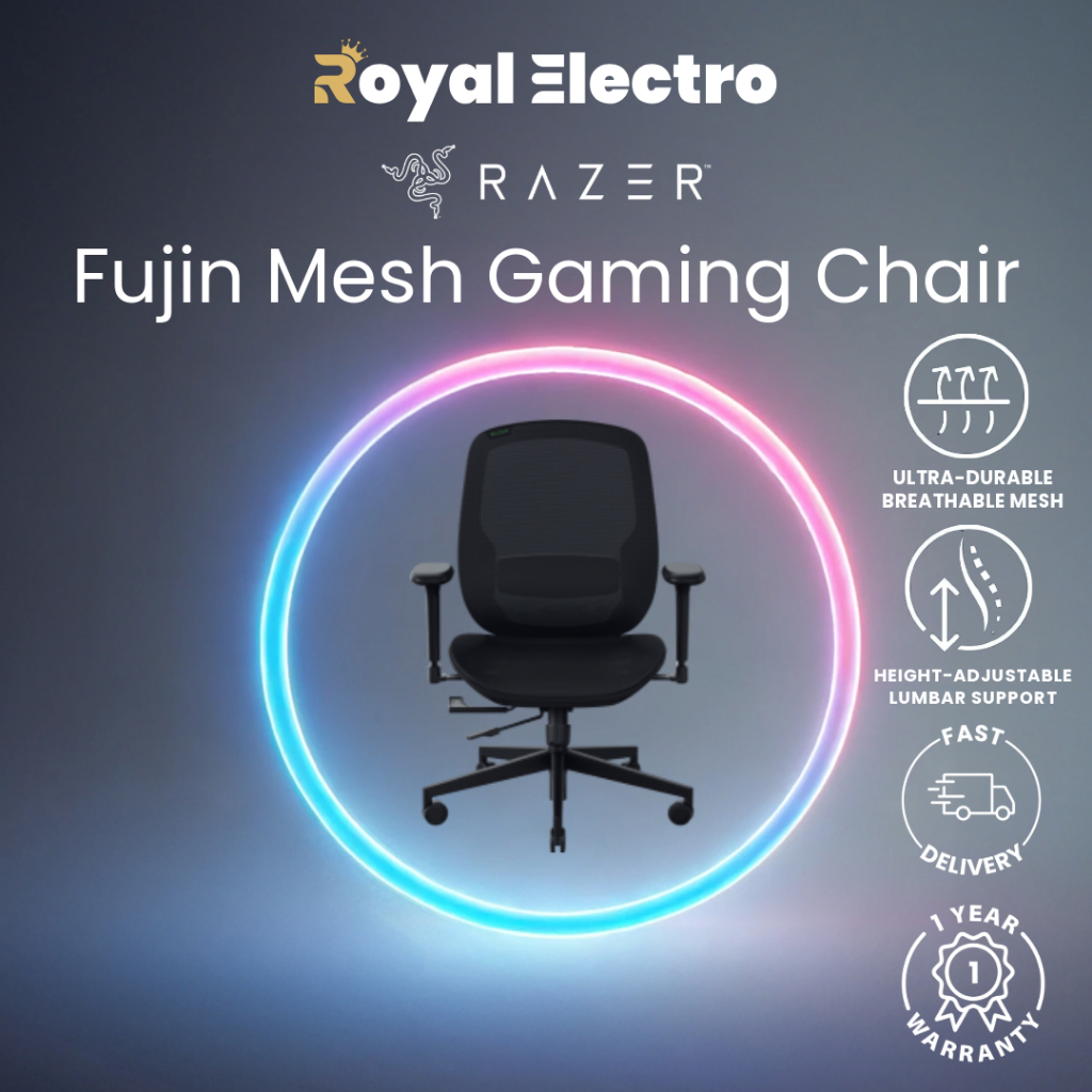 Razer Fujin – Mesh Gaming Chair 雷蛇电竞椅 | Shopee Singapore