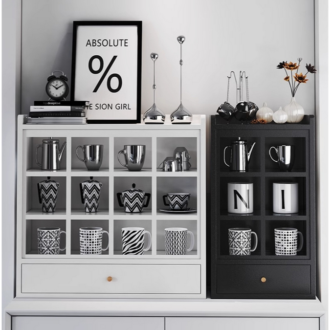 [Ready Stock] European Style Cup Rack Cultery Mug Storage Cookware 3 ...
