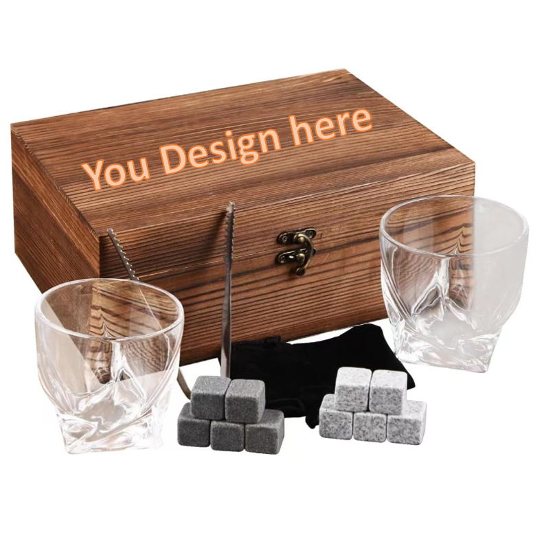 Custom Whiskey Fan Gift Wooden Presentation Box Personalized Whiskey ...