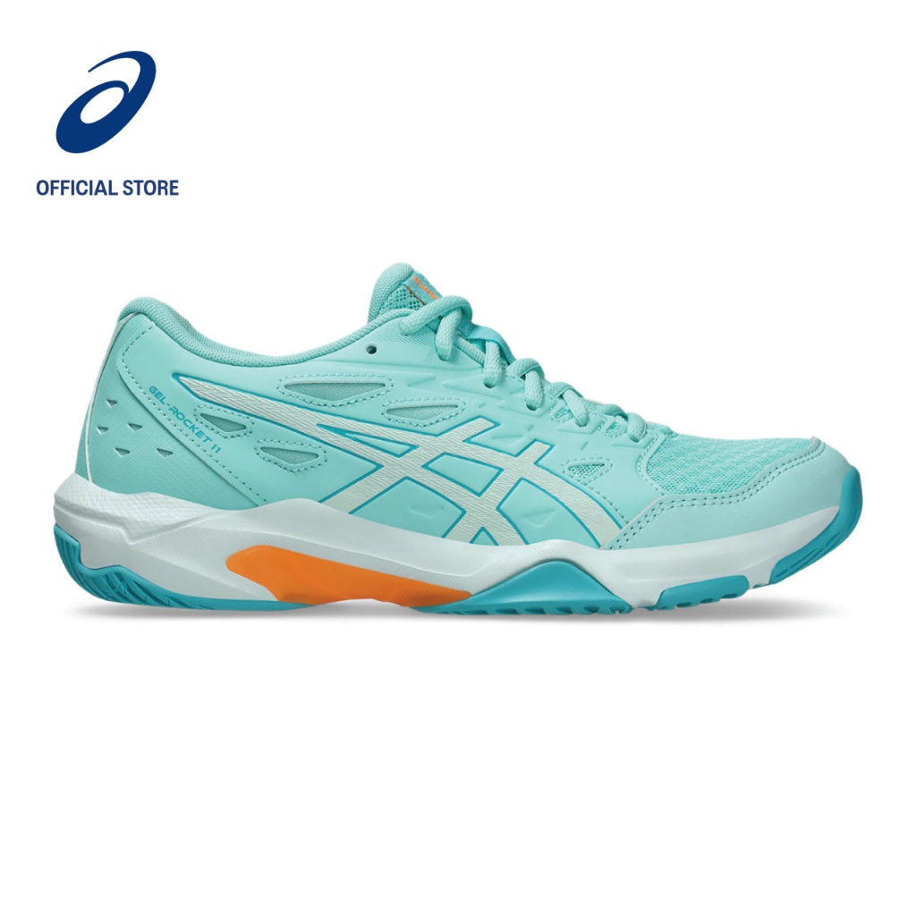 ASICS Women GEL-ROCKET 11 Indoor Court Shoes in Illuminate Mint/Soothing Sea | Shopee Singapore