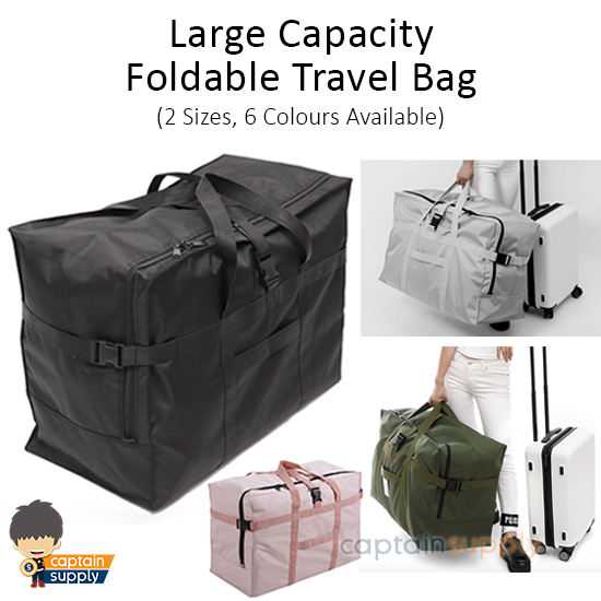 Large Capacity Foldable Travel Bag Checked Baggage Duffel Luggage ...
