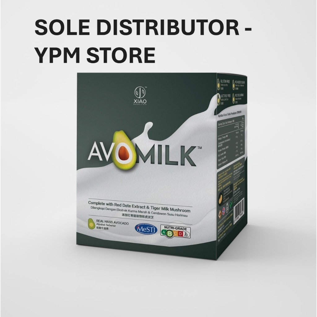 AVOMILK (15X30GM) BY XIAO HEALTHY [HALAL]LACTOSE FREE(AVOCADO MILK ...