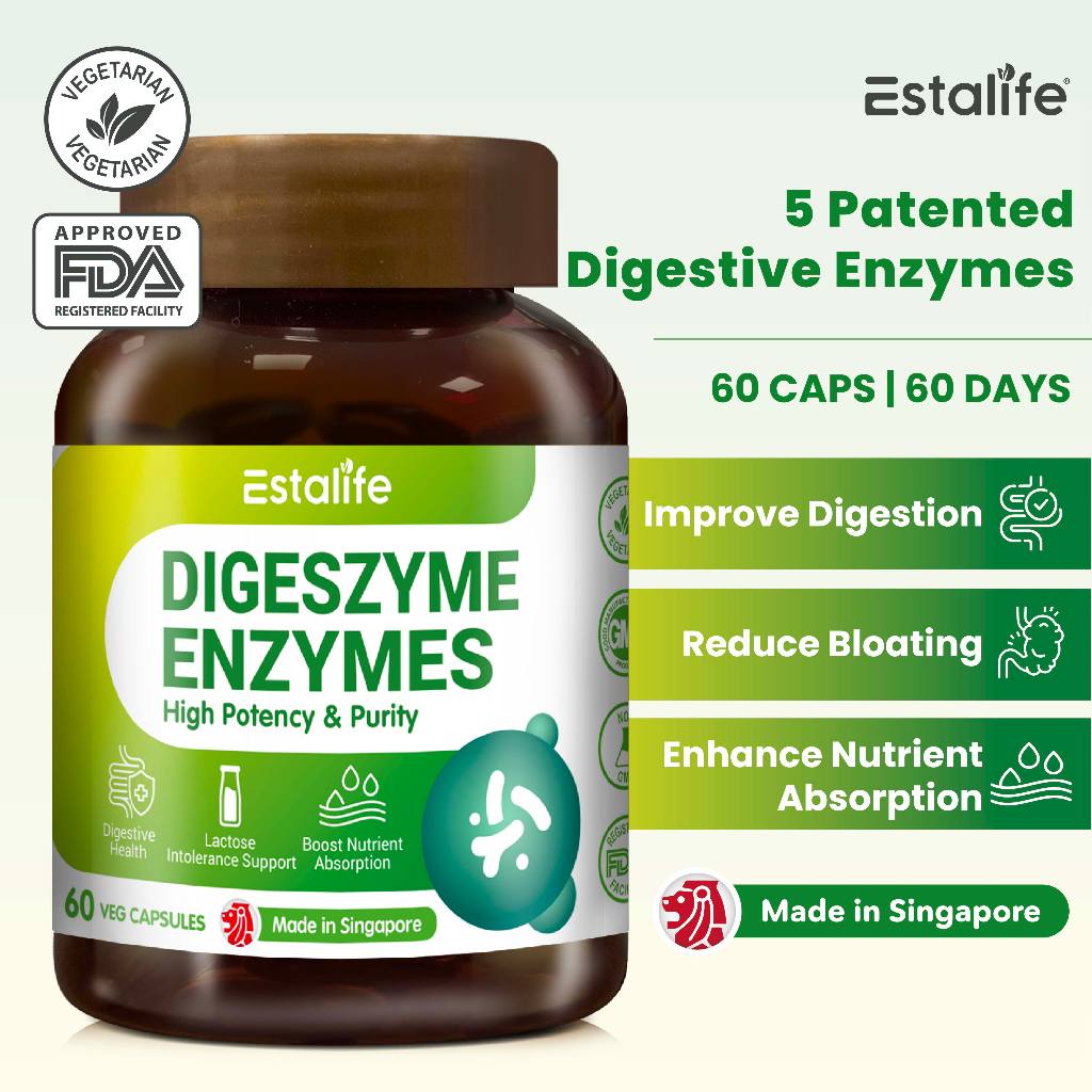 [NEW] Estalife Digeszyme Enzyme | Gut Health Digestion | Immunity ...