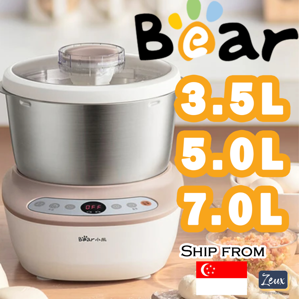 [SG STOCK] BEAR Dough Mixer 3.5L 5L 7L HMJ Stand Mixer Bread Machine ...