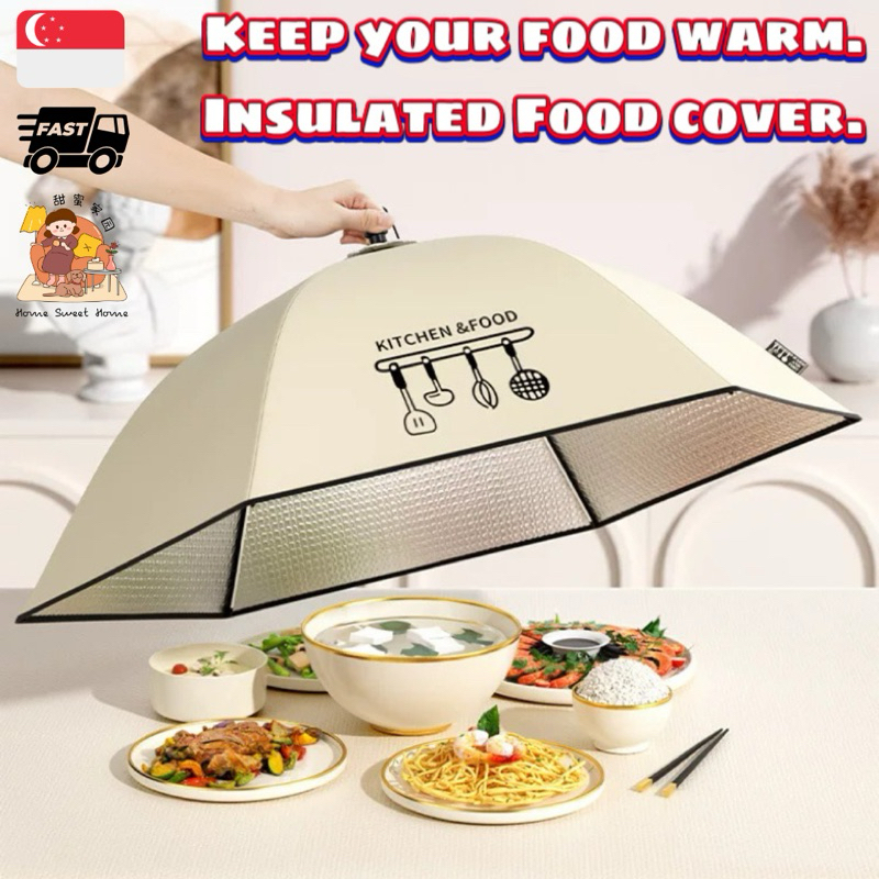 [SG] Insulated Food Cover ️ Food Umbrella Food Mesh Food Warmer ...