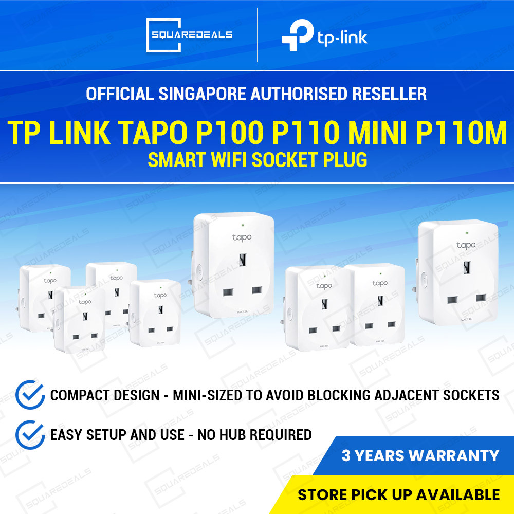 TP Link Tapo P100 P110 Mini P110M 1 2 4 Pack Smart WiFi Socket Plug ...