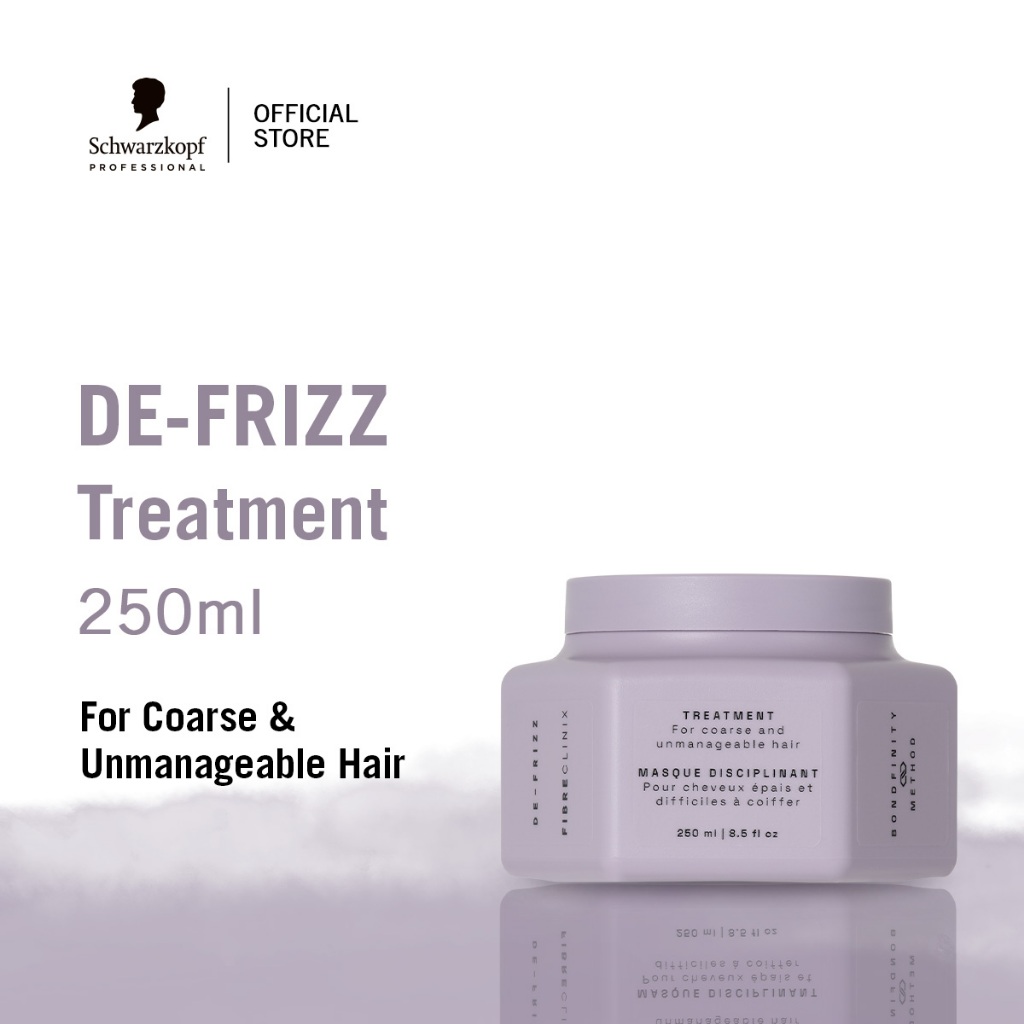 Schwarzkopf Professional Fibre Clinix De-Frizz Treatment 250ml [For ...