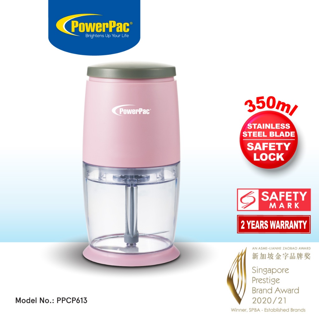 PowerPac Mini Chopper 350ml (PPCP613R) | Shopee Singapore