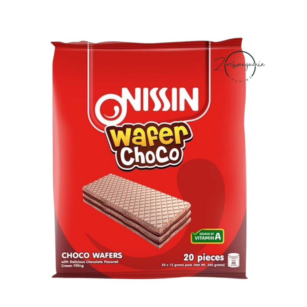 NISSIN Wafer Choco (12g x 20pcs per pack) [SG] | Shopee Singapore
