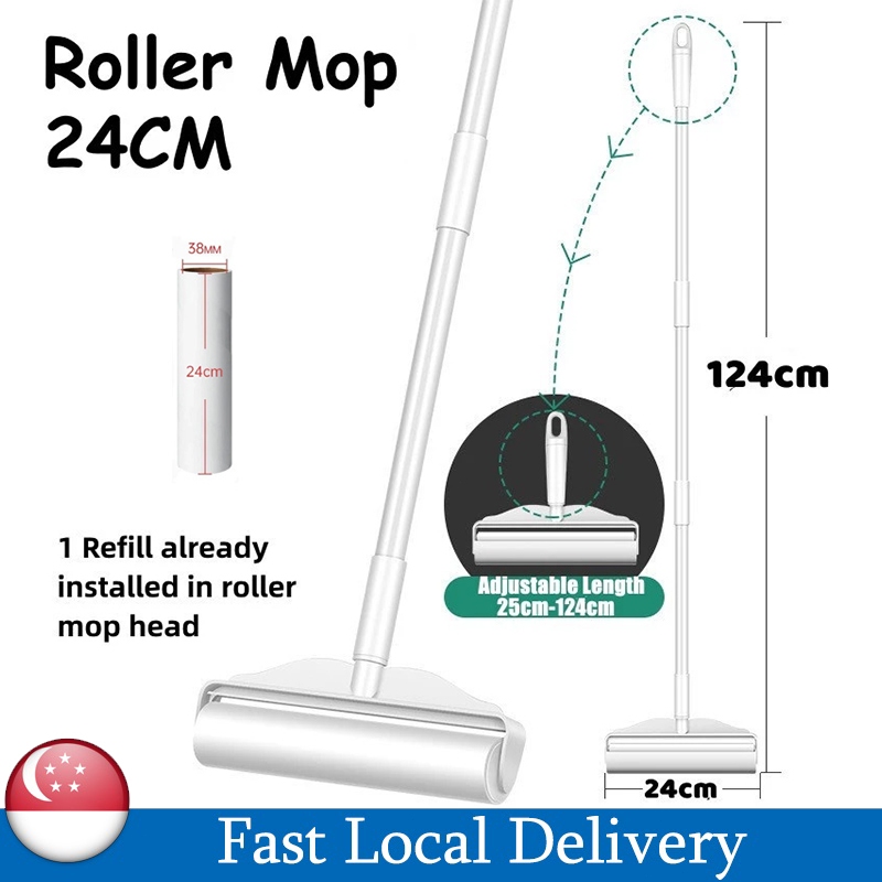 ️‍🔥Lint Roller Refill Sticky Roller Cleaner Mop Floor Roller Sticker ...