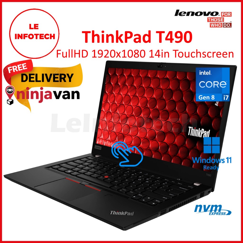 FREE Delivery! Lenovo ThinkPad T490 14”/T590 15" Laptop Intel Core i7 ...