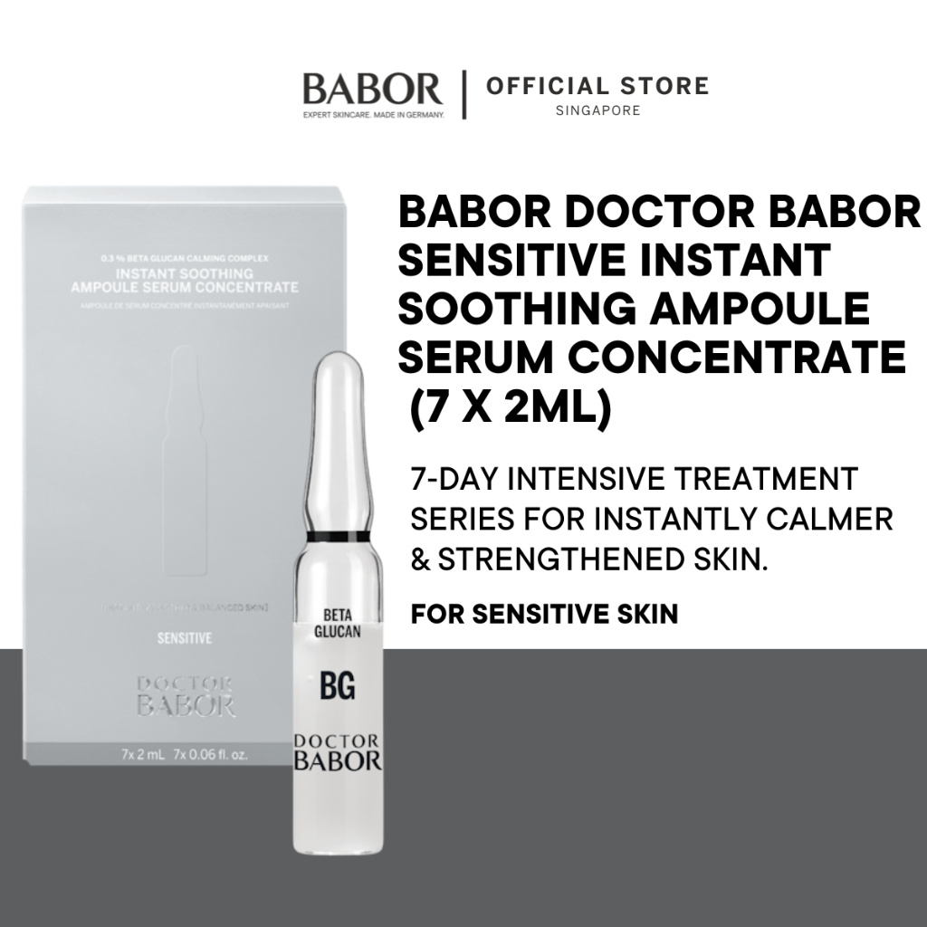 DOCTOR BABOR SENSITIVE Instant Soothing Ampoule Serum Concentrate (7 X ...
