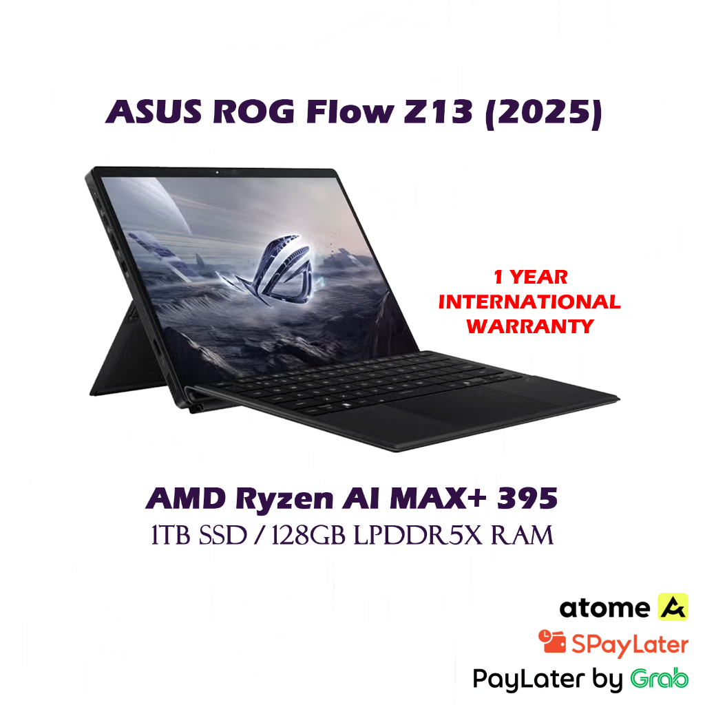 [$400 OFF] 1TB SSD ASUS ROG Flow Z13 (2025) GZ302 Gaming Laptop / AMD ...