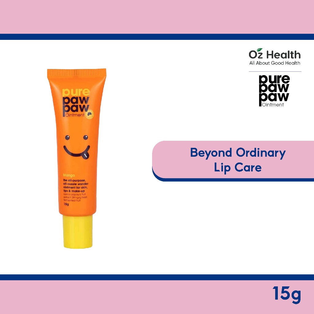 [$6 SALE - SG60] Pure Paw Paw Ointment Mango 15g | Shopee Singapore