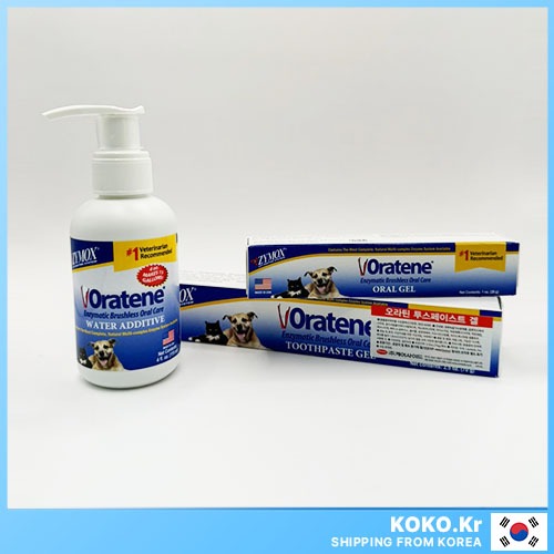 ZYMOX Oratene Brushless Toothpaste Gel for Dogs and Cats 28g 70g ...