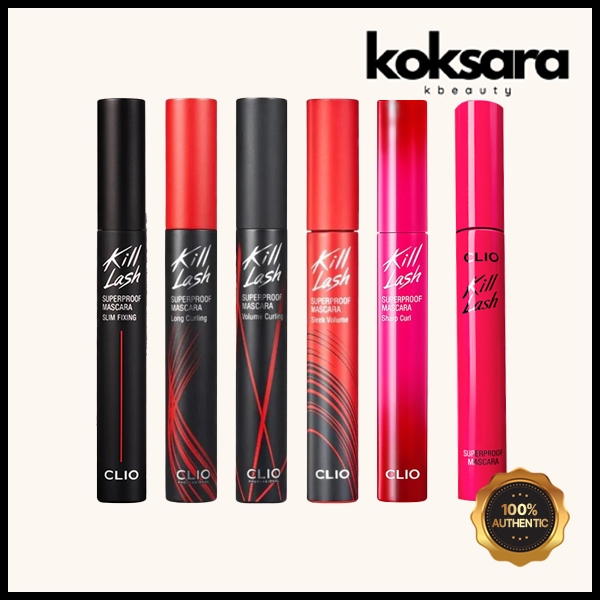 clio kill lash superproof mascara 7g (no case 2 in 1 bulk version ...
