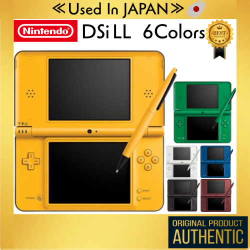 “USED Nintendo DSi LL (Japan‑Version, Japanese Only)– 6 Color Options ...
