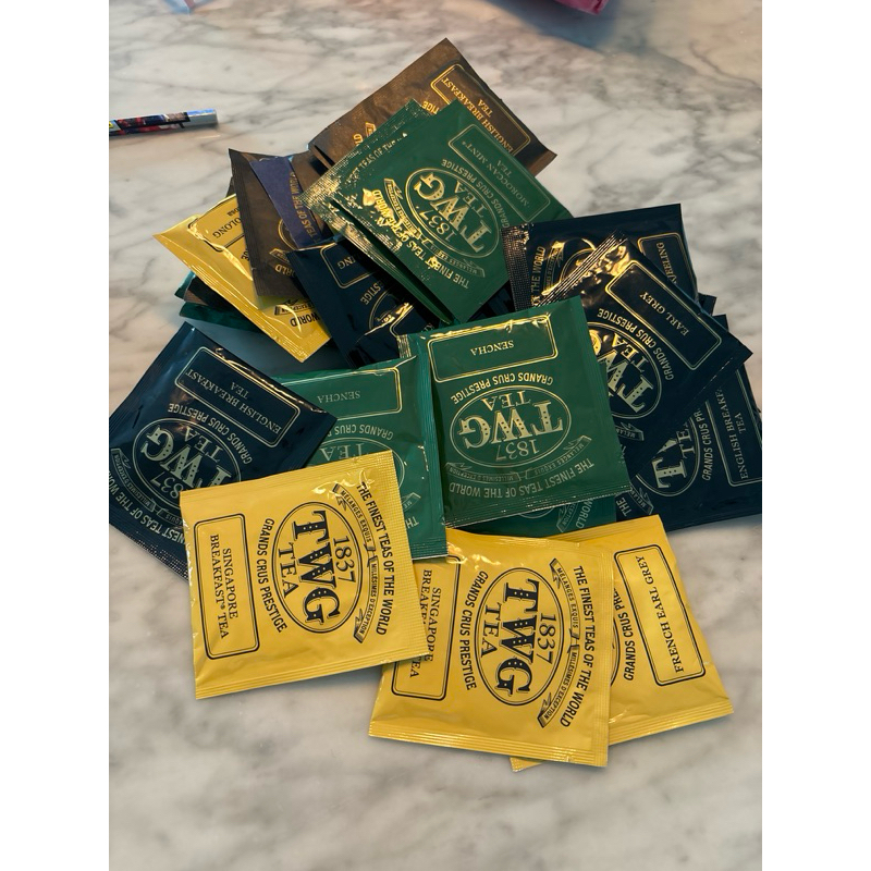 TwG tea tea bags loose packet sencha earl grey grand jasmine tea ...