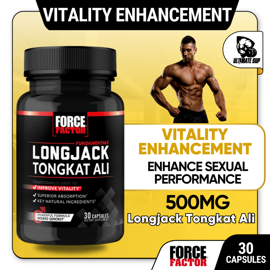 Force Factor, Longjack Tongkat Ali, Support Male Vitality and Improve ...