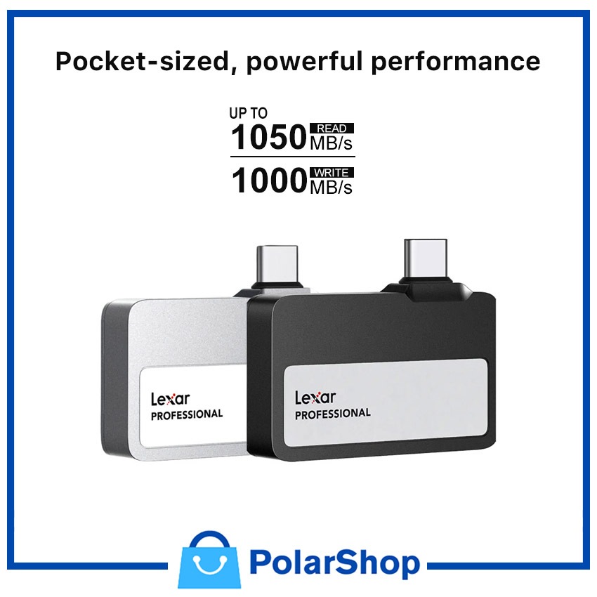 [Free Shipping] Lexar SL400 Professional Go Portable SSD Type-C (USB3.2 ...