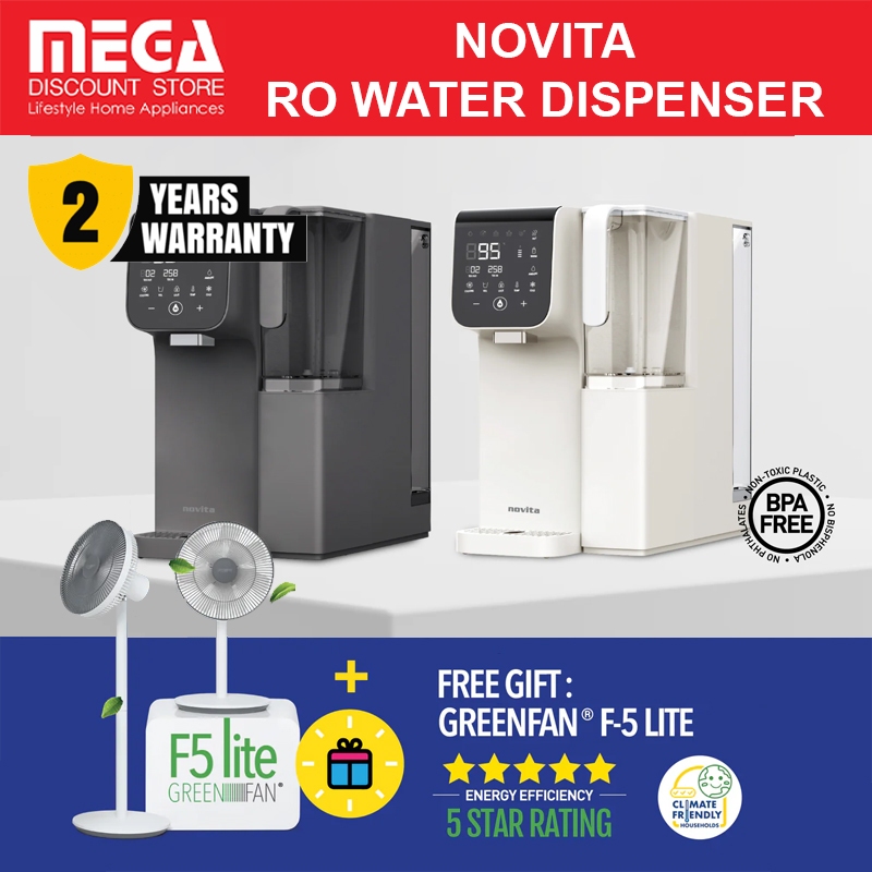 NOVITA W16 INSTANT HOT/COLD RO WATER DISPENSER / Free F5-Lite Fan ...