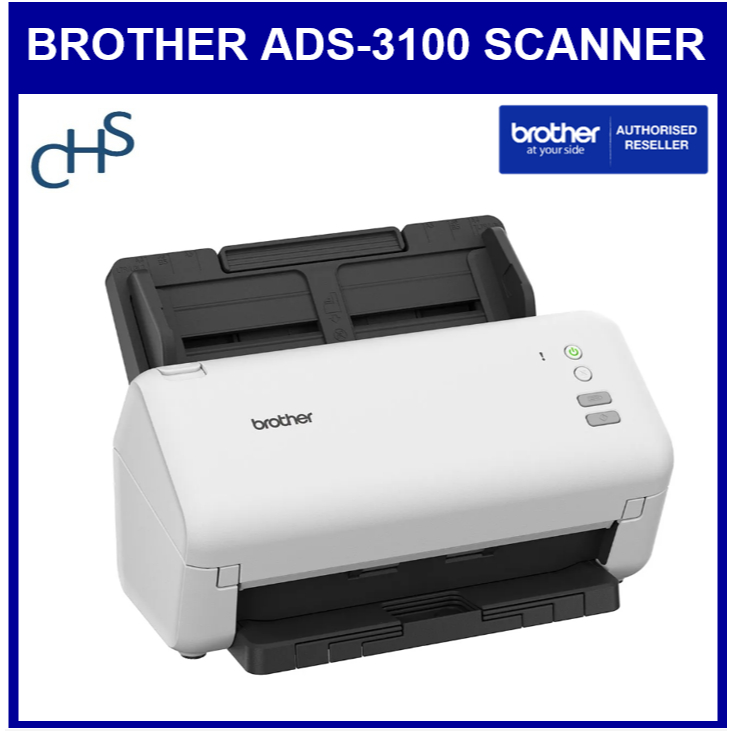 Brother ADS-3100 ADS3100 3100 Desktop Document Scanner Duplex Scan ...