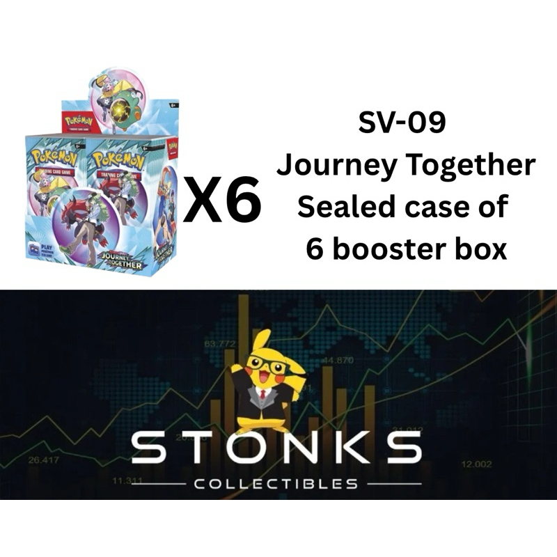 Pokemon TCG SV-09 Journey Together ENHANCED booster box (SEALED CASE OF ...