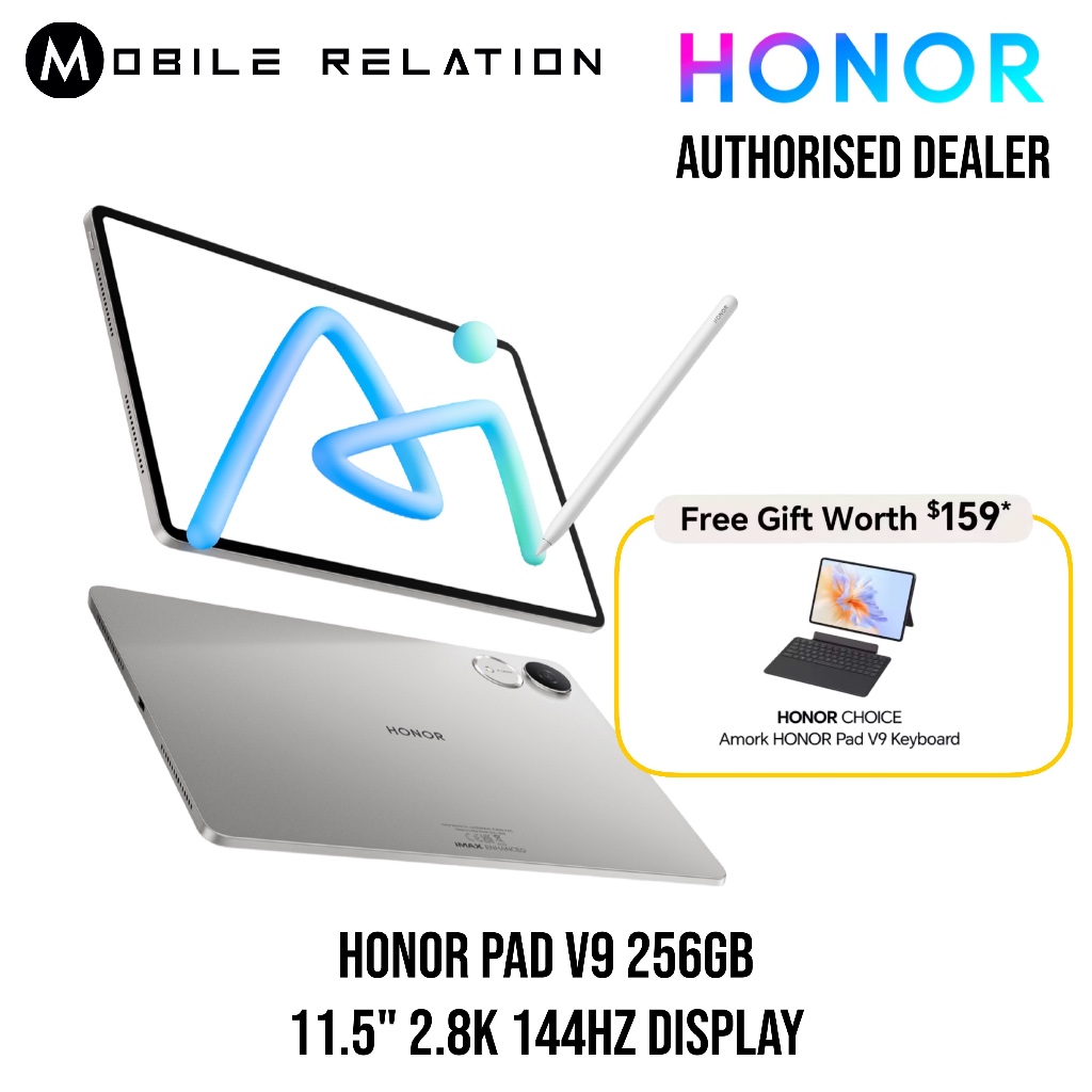 HONOR Pad V9 | Pad 9 | WiFi (8+8GB Ram+256GB) | 1 Year HONOR Warranty ...
