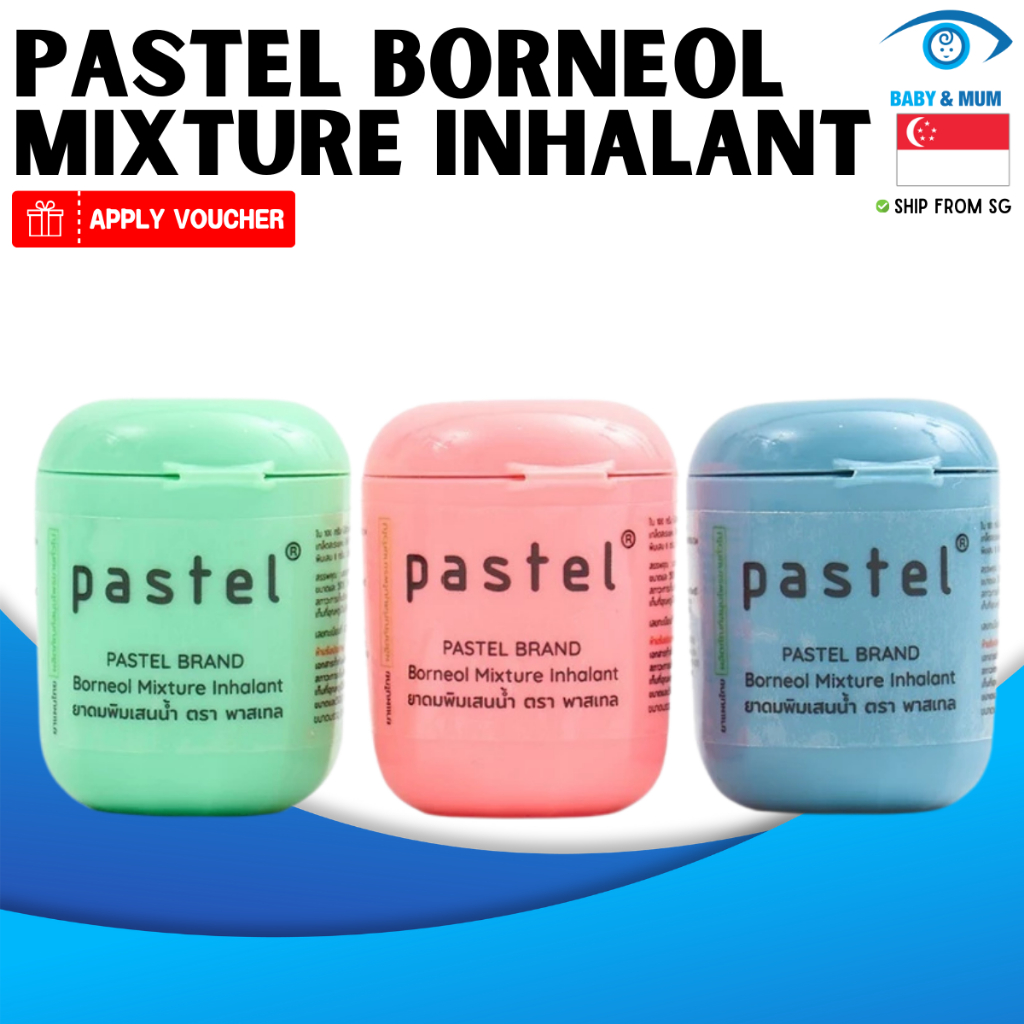 Pastel Borneol Mixture Scent Inhaler | Herbal Yadom by Pastel | SG ...