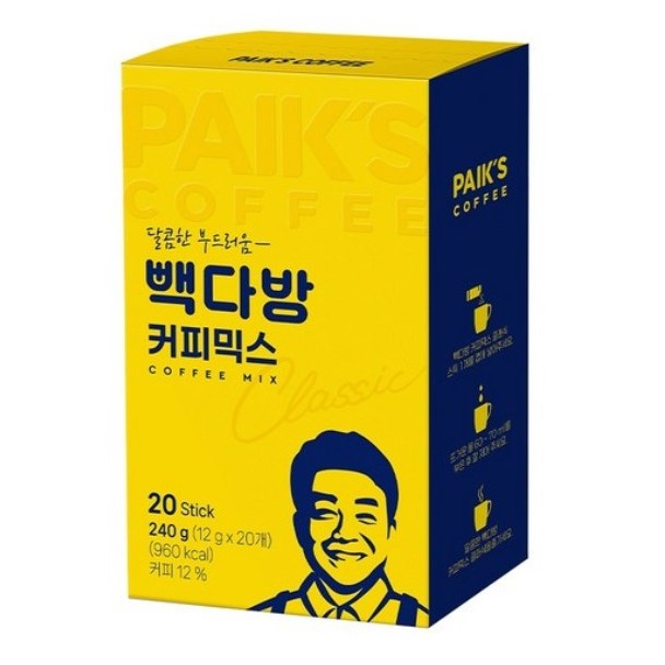 PAIK'S COFFEE Coffee mix (20P) | Shopee Singapore