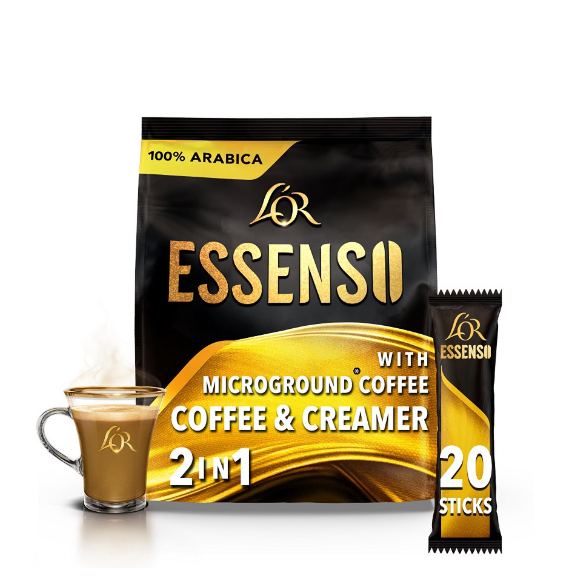SUPER COFFEE / LOR / ESSENSO MICROGROUND COFFEE 2 IN 1 COFFEE & CREAMER ...