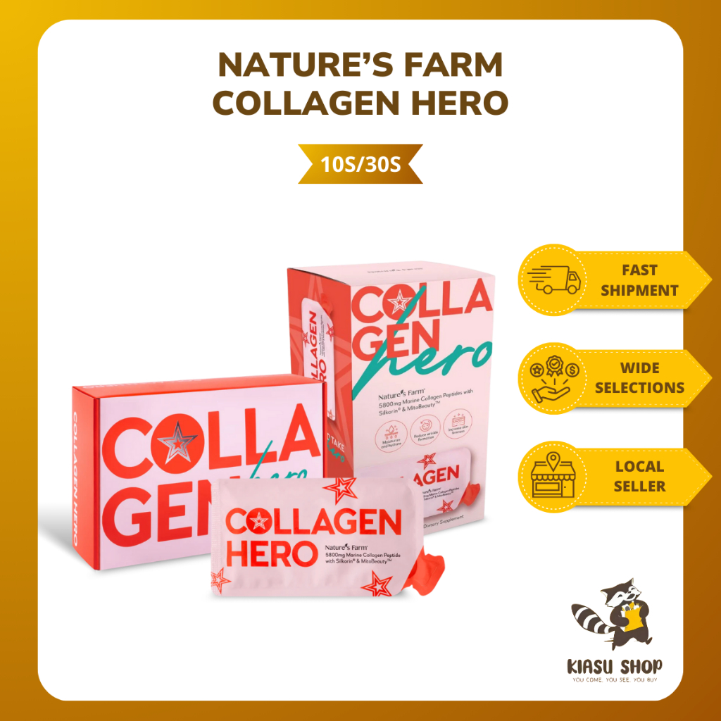 Nature’s Farm Collagen Hero 10s/30s – 5800mg Collagen, Skin Firmness ...