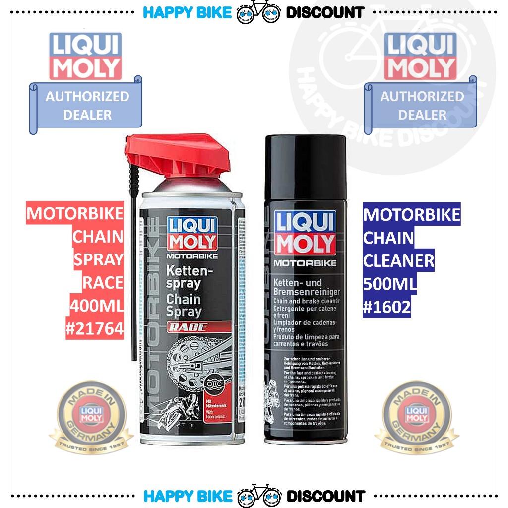 Liqui Moly Motorbike Chain Spray Race Bike Chain Lube 400ml Chain ...