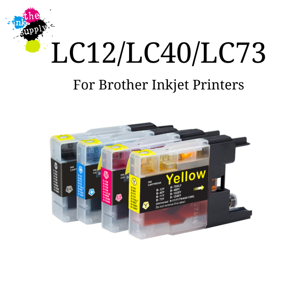 LC12 LC40 LC73 Compatible Brother Printer Ink Cartridge MFC-J430W MFC ...