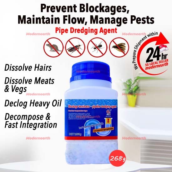 [SG Stock - Ship In 24Hrs] Pipe dredging Powder, Pipe dredging, Pipe ...