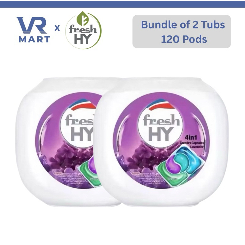 [Bundle of 2] Fresh HY 4in1 Laundry Capsules / Laundry Pods | Shopee ...