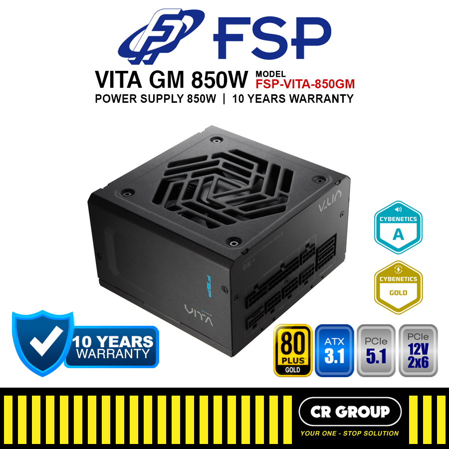 FSP VITA GM 850W/1000W 80+ Gold FM ATX3.1+Gen5.1 Power Supply Unit ...