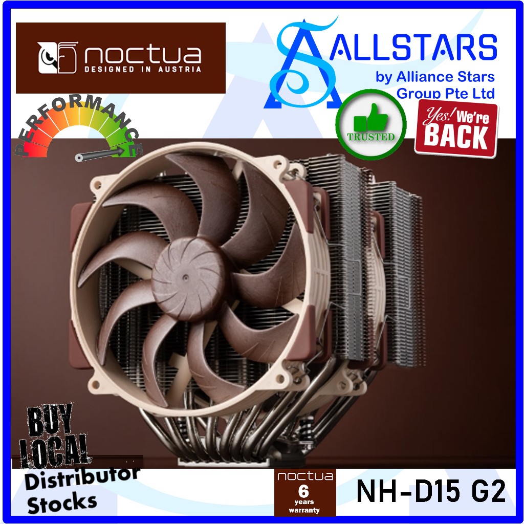 NOCTUA NH-D15 G2 Dual Tower CPU Cooler / Standard All-round Version Recommended for AMD AM5/AM4 ...