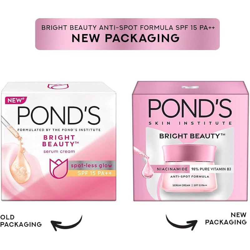 PONDS BEAUTY DAY AND NIGHT CREAM BUNDLE 50g ( new packaging) | Shopee ...