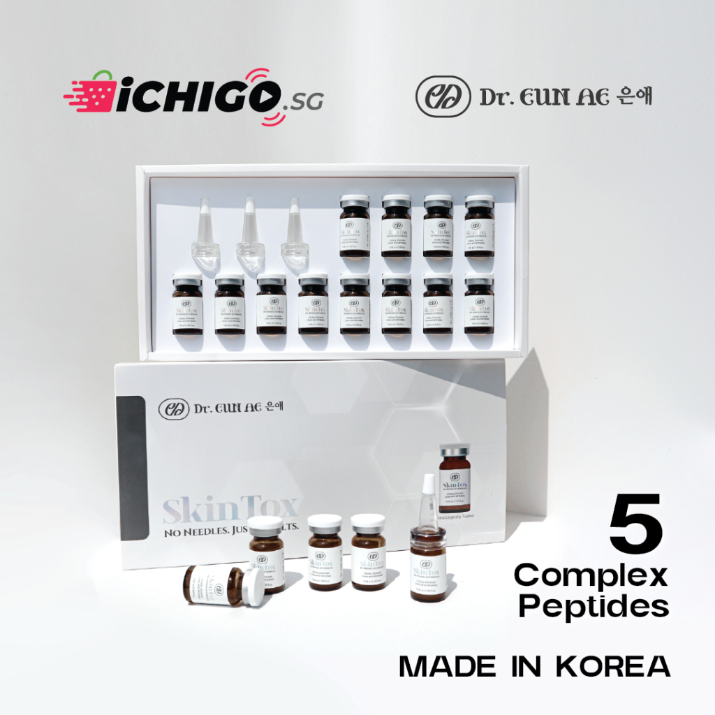 [DR. EUN AE] SkinTox (5ml x 12 vials) | 5 Complex Peptides for Healthy ...