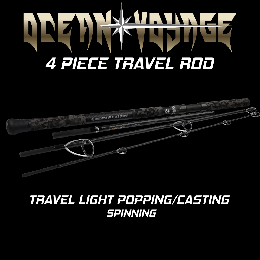 BONE - OCEAN VOYAGE ~ Travel Light Popping/Casting Four Piece Offshore ...