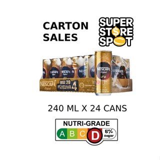 Nescafe Can Drinks Carton Sales 240ml x 24 cans | Shopee Singapore