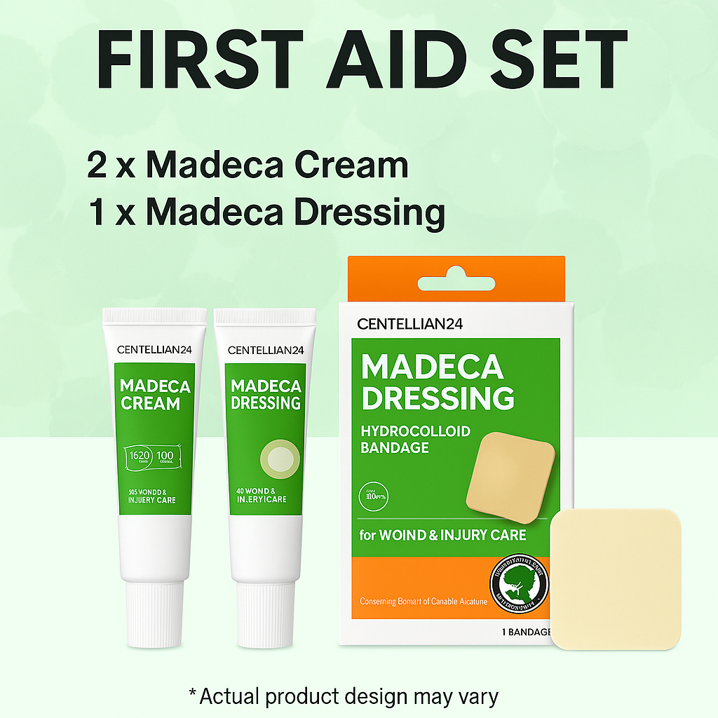 Scar Care Cream 8g x2 + Hydrocolloid Wound Patch | Korean First Aid Set ...