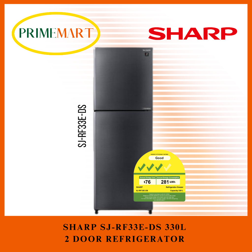 SHARP 291L: SJ-RF30E - 330L: SJ-RF33E S-POPEYE REFRIGERATOR + 2 YEAR ...