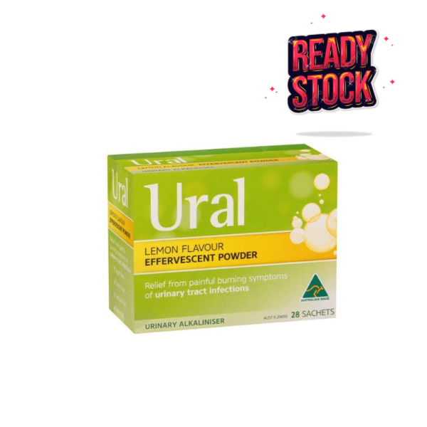 Ural Effervescent Powder Lemon Sachet 28s (Ready Stock) | Shopee Singapore