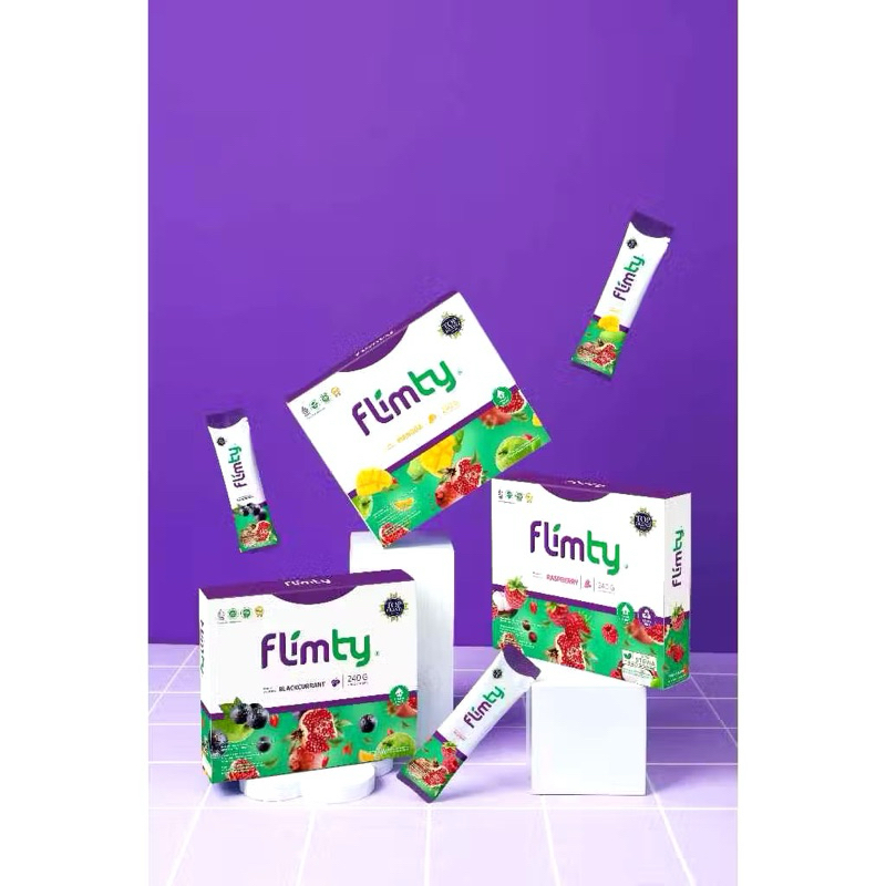 Flimty fiber 1 box (16 sachet)bpom 100% ready stock singapore | Shopee ...