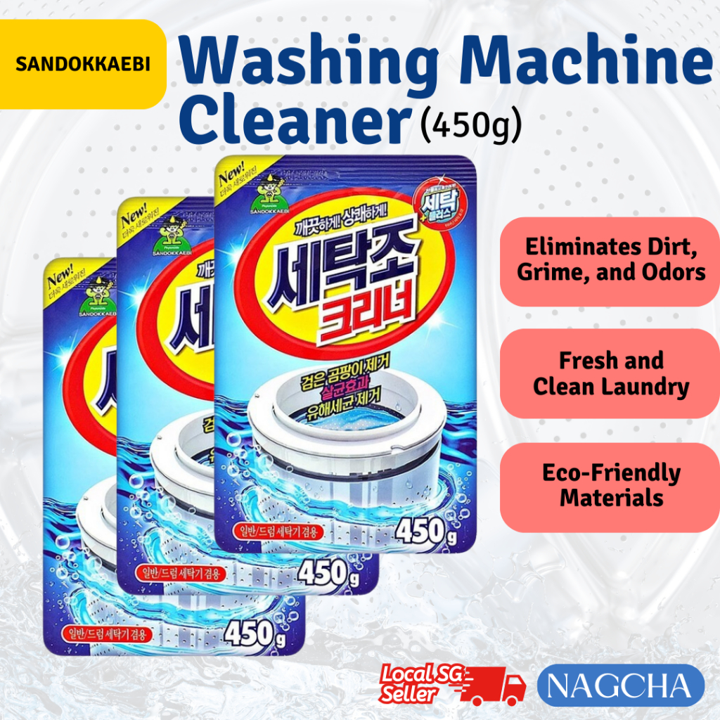 Korea Washing Machine Cleaner SANDOKKAEBI Efficient Clothes Dirt ...