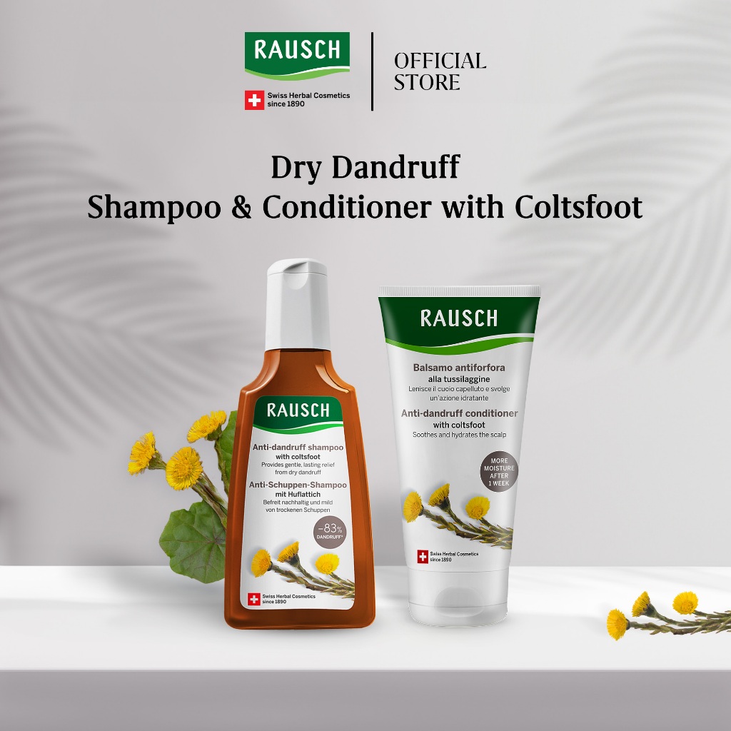 RAUSCH Anti-Dandruff Collection with Coltsfoot – For Dry Dandruff ...