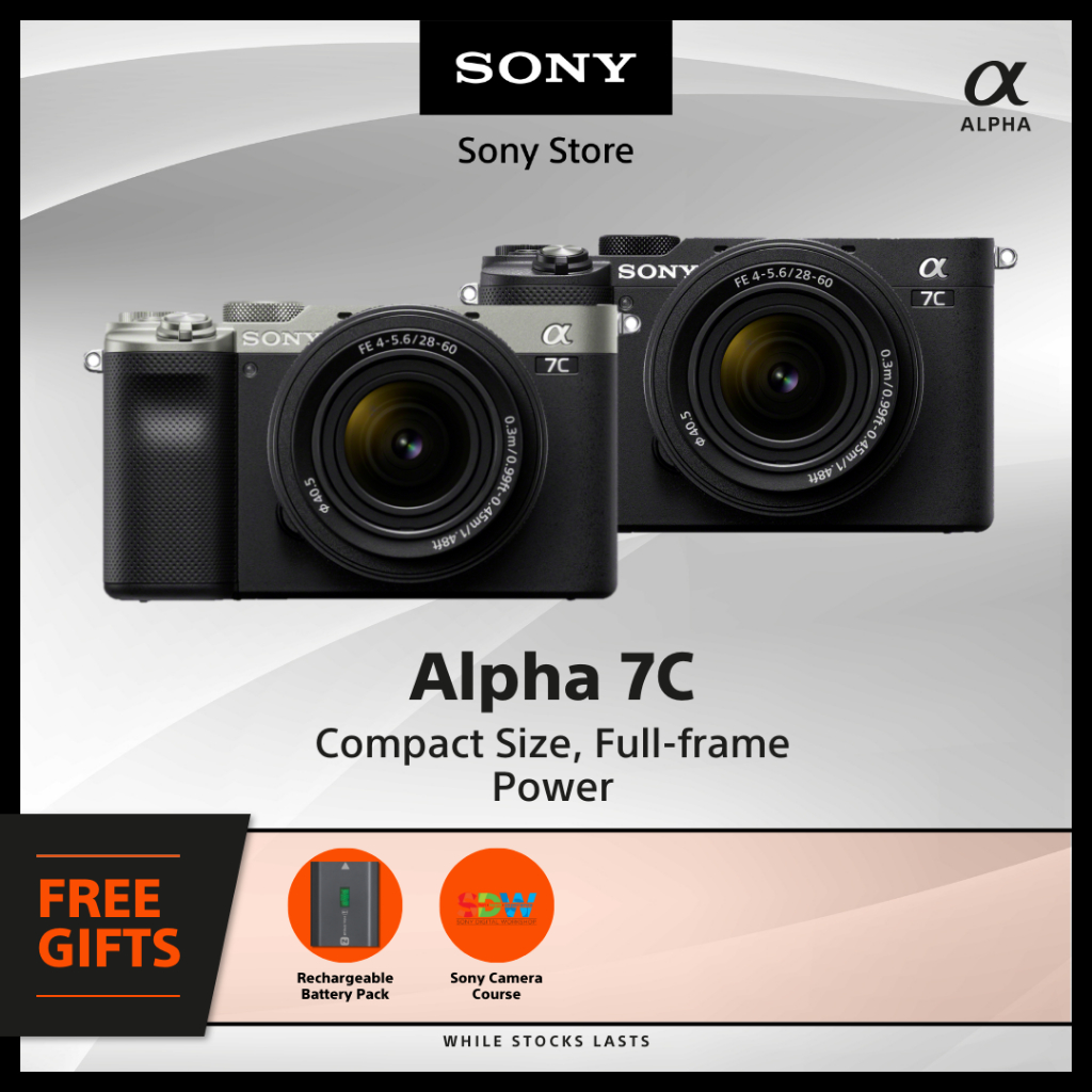 Sony Singapore ILCE-7C/ A7C Alpha E-Mount Compact Full-Frame Camera ...