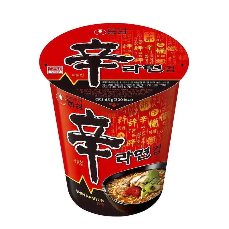 [Nongshim] Shin Ramen 신라면 소컵라면 Small Cup Ramen 65g | Shopee Singapore